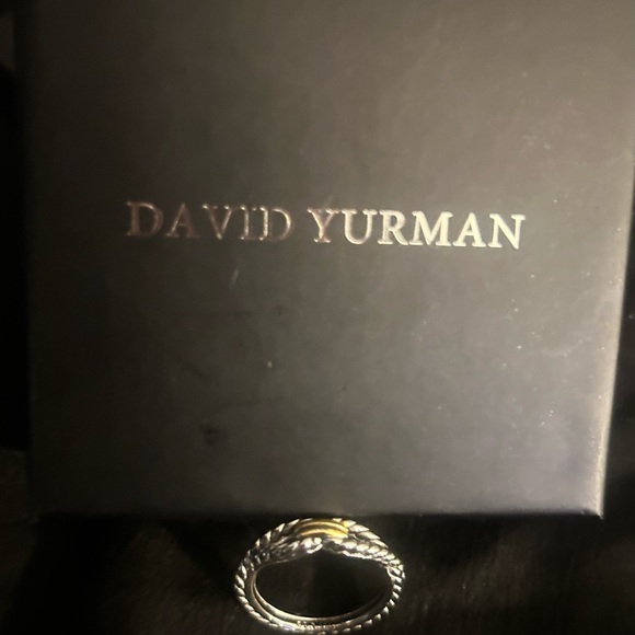 David Yurman | Jewelry | David Yurman Silver And Gold Twisted Rope Ring ...